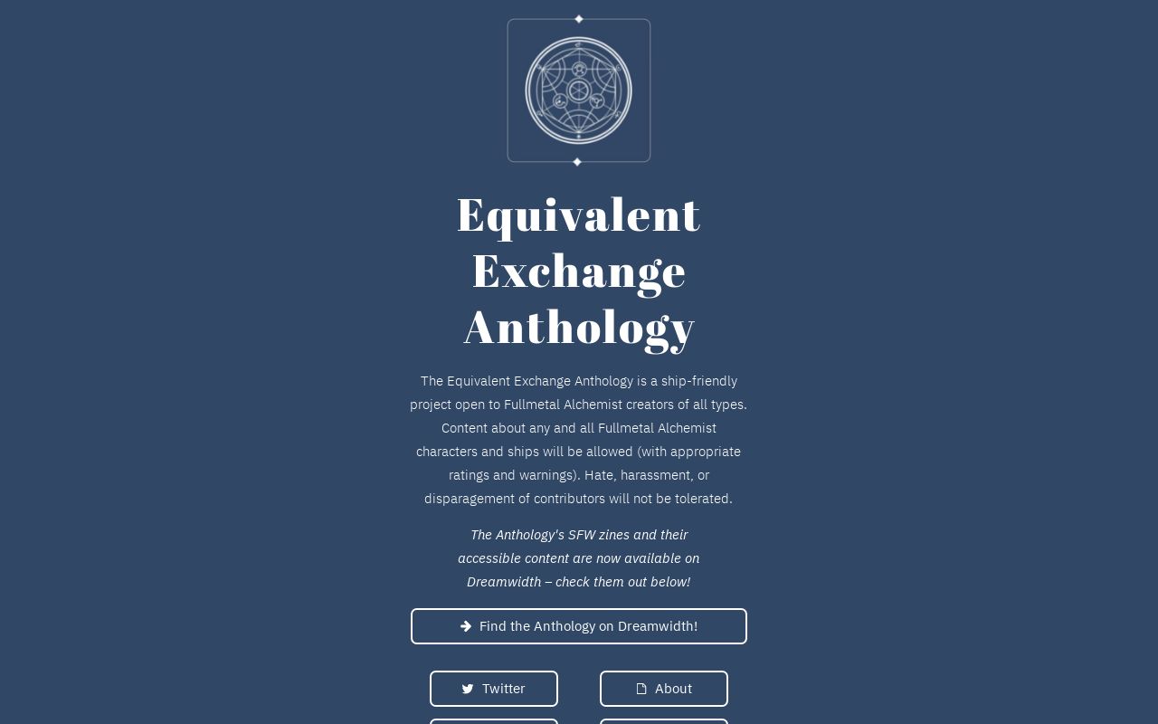 Equivalent Exchange Anthology